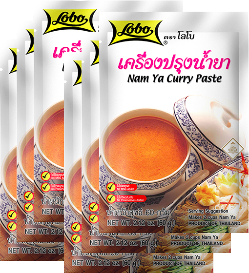 ロボ ナムヤーカレーペースト 60g x 6 (Lobo Namya Curry Paste 60g x 6) 個人輸入 | タイの医薬品の ...