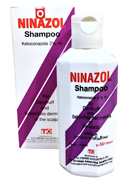 ニナゾルシャンプー 100ml (Ninazol Shampoo 100ml) 個人輸入 | タイの医薬品の個人輸入ならオラガケア
